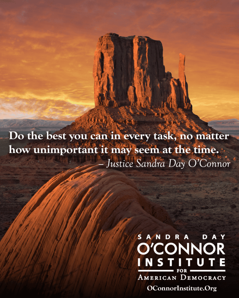 The Wisdom of Sandra Day O'Connor