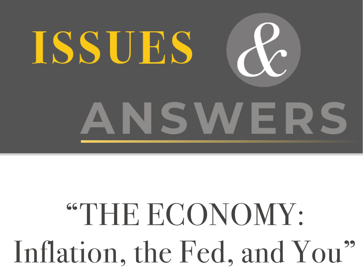 Issues&Answers crop